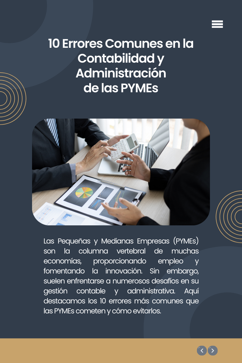 10 errores comunes en la contabilidad y administración de las PYMEs ...